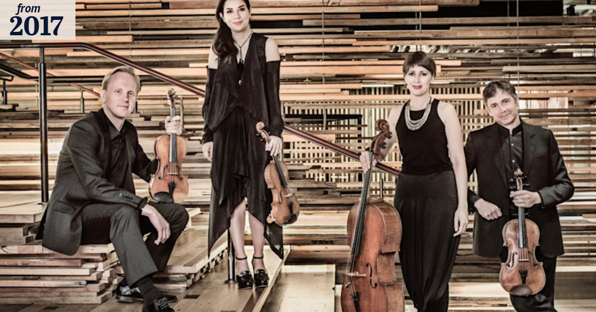 The Australian String Quartet's Homeward concert at Gandel Hall